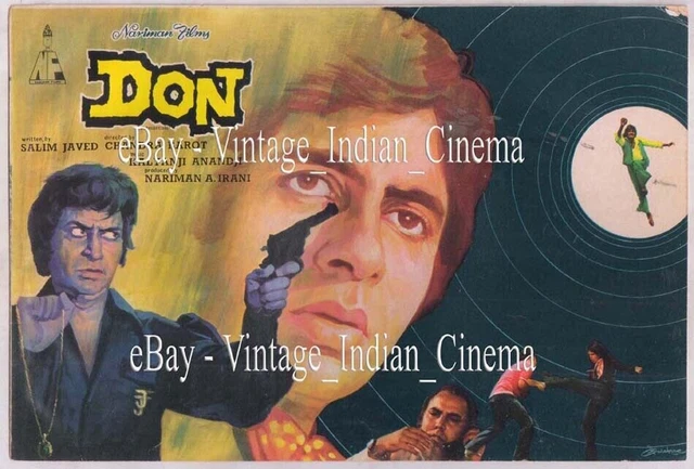 DON 1978 AMITABH Bachchan, Zeenat Aman, Pran Bollywood Pressbook Booklet $155.45 - PicClick AU