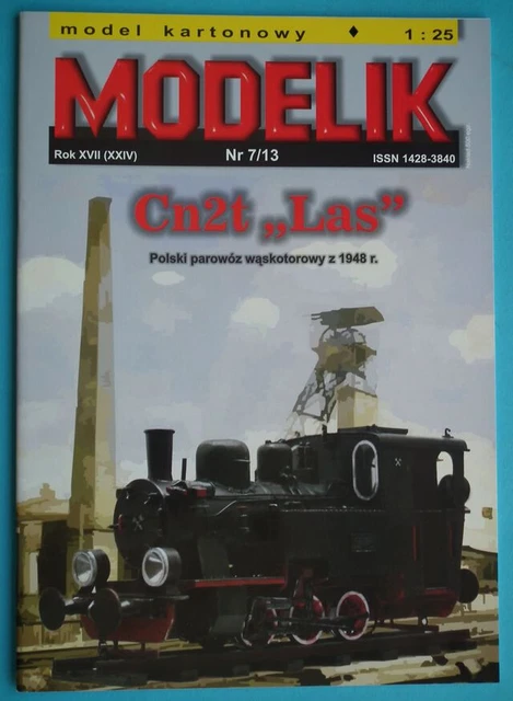 MODELIK 7/2013 - Polnische Dampflokomotive Cn2t Las EUR 19,00 - PicClick DE