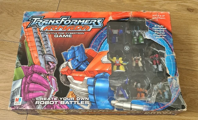 VINTAGE TRANSFORMERS ARMADA Battle For Cybertron Board Game 2003 £16.99 ...