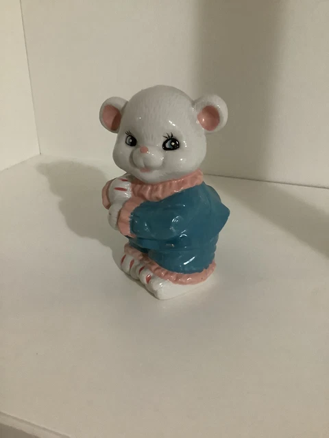 VINTAGE CERAMIC BEAR Piggy Bank Kawaii Fairy Kei Home Decoration 80s ...