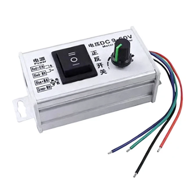 DC MOTOR CONTROLLER 9-60V Forward Reverse For Robotics 1000W Maximum ...
