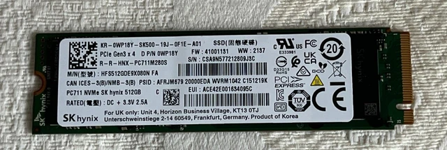 SK HYNIX 512GB PCIe Gen3 x4 NVMe HFS512GDE9X080N SSD M.2 Solid State ...
