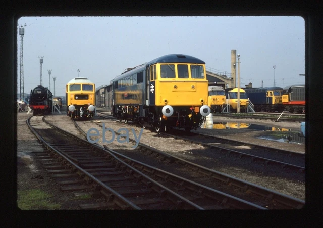 ORIGINAL 35MM SLIDE- Class 86 - 86224 w/ Britannia 70000, HST 254-035 ...