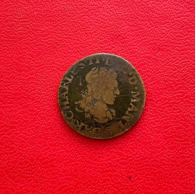 CHARLES II DE Gonzague, Double Tournois. Principauté de Charleville ...
