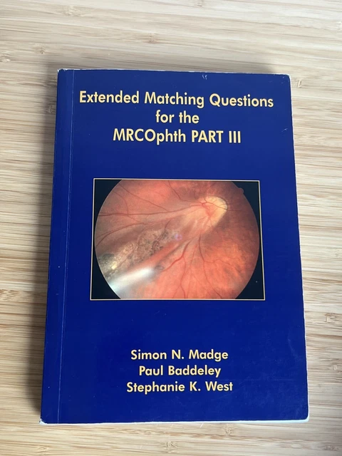 EXTENDED MATCHING QUESTIONS for the MRCOphth Part III ( FRCOphth Part 2 ...
