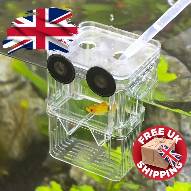 1PCS FISH BREEDING Box Aquarium Hatchery Fry Tank Divider Shrimp ...