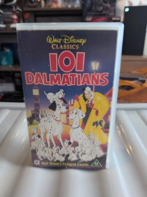 101 DALMATIONS - Walt Disney - VHS Video Cassette Tape - Cute Puppies ...