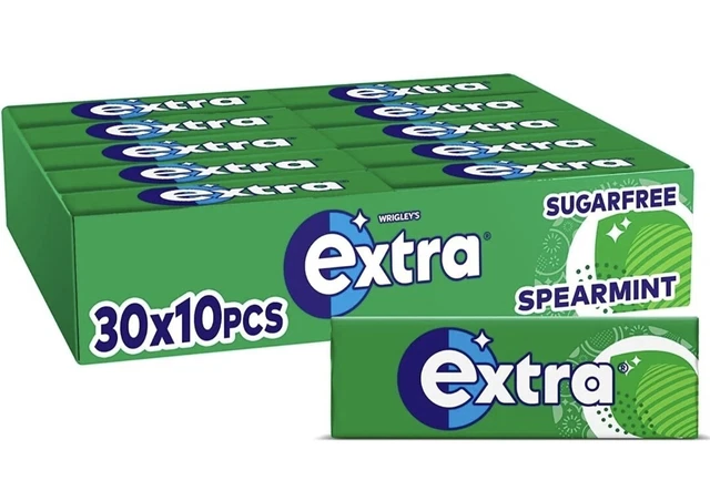 WRIGLEYS EXTRA CHEWING Gum, Sugar Free, (Pack of 30) UK STOCK,GENUINE ...