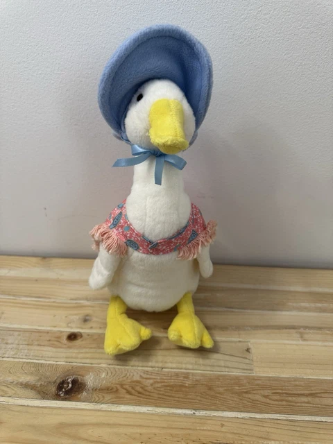 GUND JEMIMA PUDDLE-DUCK Soft Toy 11” Plush Beatrix Potter Stuffed ...