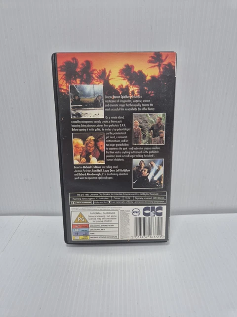 JURASSIC PARK VHS £7.00 - PicClick UK