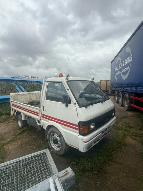 MAZDA BONGO FLATBED truck with drop down sides and tail lift and hiab £ ...