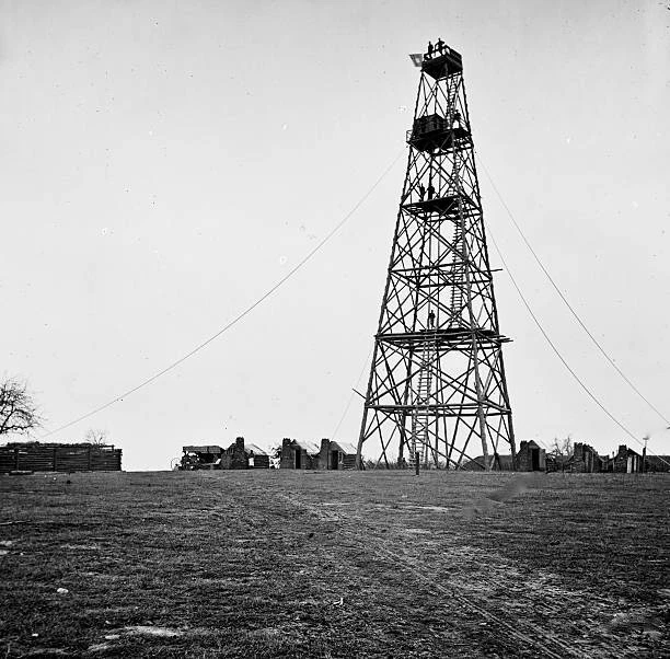 SIGNAL TOWER FOR Major General Benjamin Butlers Army 1864 OLD PHOTO ...