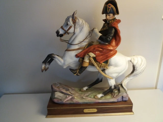 ROYAL WORCESTER FIGURINE of Napoleon Bonaparte by Bernard Winskill with ...
