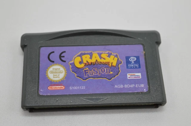 JEU GAME CRASH Bandicoot Fusion console Gameboy advance SP PAL Nintendo ...