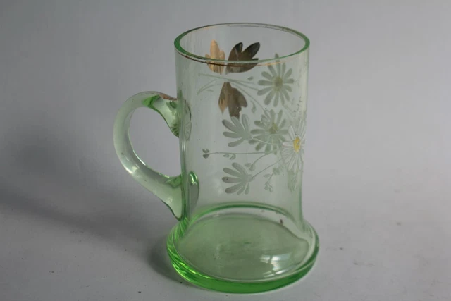 VERRE SOUVENIR À l'Urane émaillé Fleurs Vevey Suisse (63671) EUR 38,00 - PicClick FR