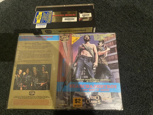 RARE/ SEARCH & Destroy Vhs/ Original Video Classics Actioner EUR 44,78 ...