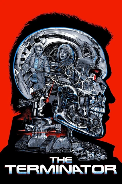 LE FILM TERMINATOR 1984 Affiche Poster 45X32Cm Film De Cinéma ...