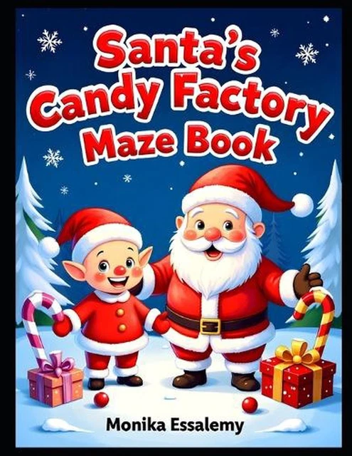 SANTAS CANDY FACTORY Maze Book: Ultimate Christmas Maze Mega Bundle 100 ...