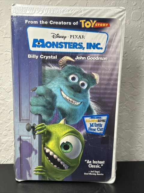 NEW & SEALED Disney Pixar MONSTERS INC. VHS Video 2001 Clamshell See ...