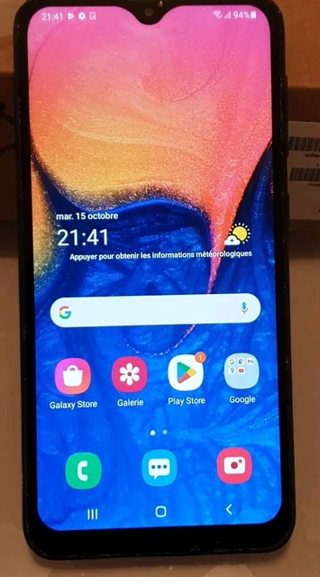 SAMSUNG GALAXY A10 SM-A105F - 32Go - Noir (Unlocked) (Double SIM) EUR ...