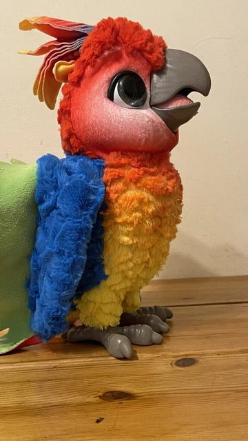 FURREAL FRIENDS PARROT Rock A Too The Show Bird Interactive Toy Talking ...