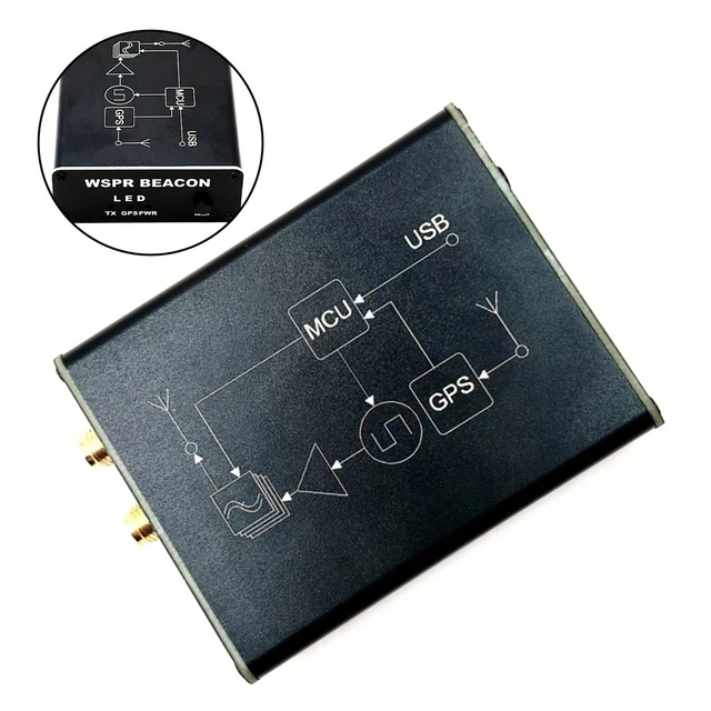 SI5351 WSPR TRANSMITTER with TCXO GPS Auto QTH Positioning 23dBm ...