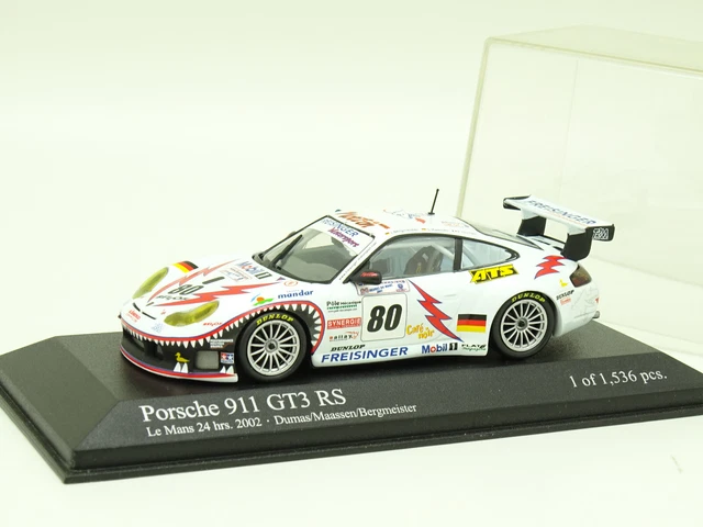 MINICHAMPS 1/43 - Porsche 911 GT3 RS Le Mans 2002 N°80 EUR 38,00 - PicClick FR