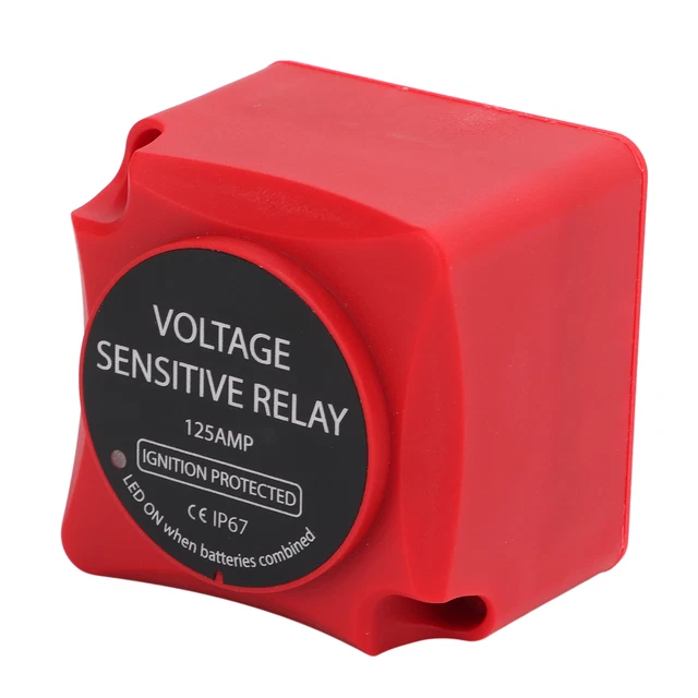DUAL BATTERY SMART Isolator VSR Voltage Sensitive Relay For Car Truck ...