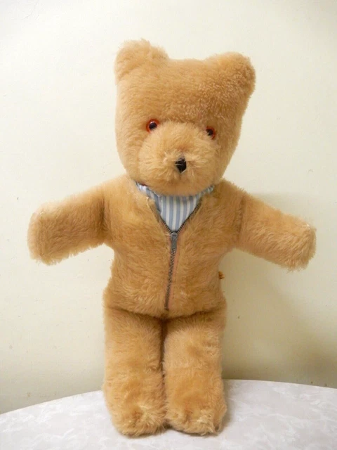 VINTAGE WENDY BOSTON 1950/60's Playsafe Teddy Bear Stuffed Animal Soft ...