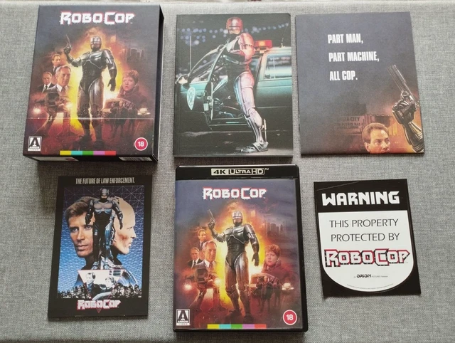 ROBOCOP 4K ULTRA HD Blu-Ray Arrow UK Limited Edition, Complete with J Card VGC EUR 136,86 ...