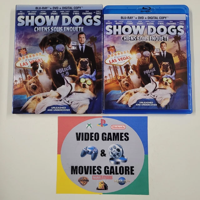 SHOW DOGS (BLU-RAY/DVD 2 Disc Set, 2018) VERY GOOD SEE DESCRIPTION $8. ...