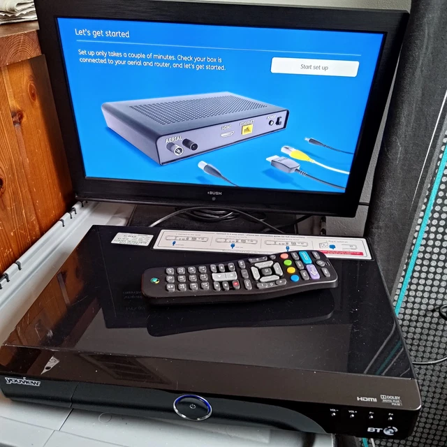 BT YOUVIEW BOX Humax DTR-T1000 500GB Freeview Tuner + Remote - Tested ...