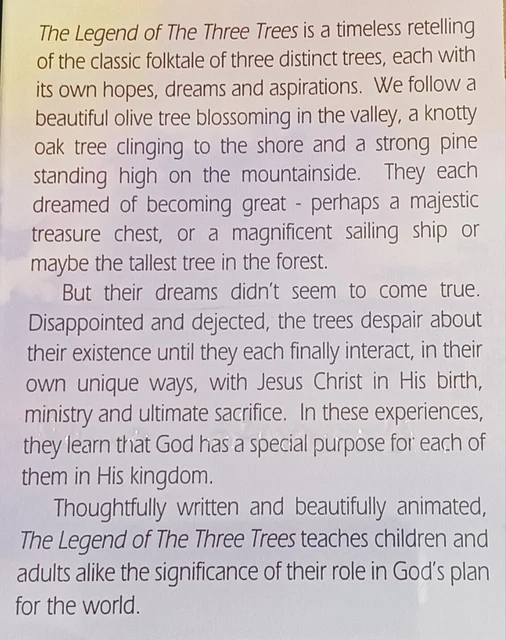 THE LEGEND OF Three Trees VHS Christian Folktale Family Movie Hal ...