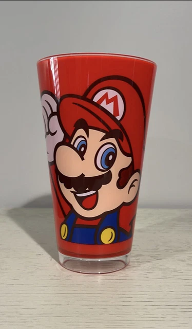 UNIVERSAL STUDIOS HOLLYWOOD SUPER NINTENDO WORLD Plastic Tall Cup Mario ...