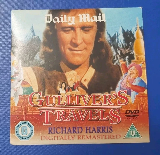 GULLIVERS TRAVELS DAILY Mail Disc DVD Video TV U Film Promo Digitally ...