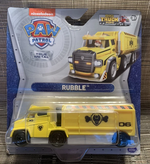 PAW PATROL *BIG TRUCK PUPS* Rubble Big Rig True Metal Vehicle 2022 EUR ...