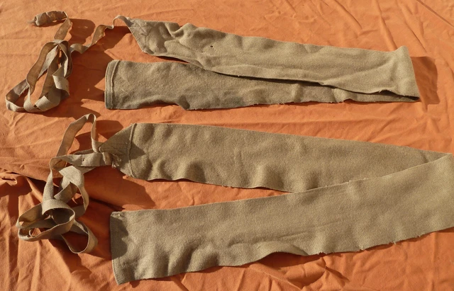 ORIGINAL WW1 WW2 British Army Wool Puttees EUR 23,78 - PicClick DE