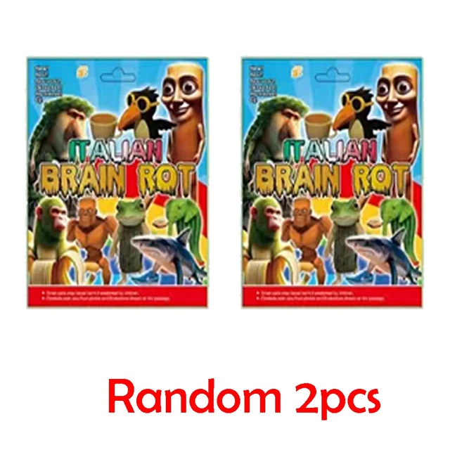 NEW BLIND BOX Italian Brainrot AI Animals Tung Tung Tung Sahur Figure ...