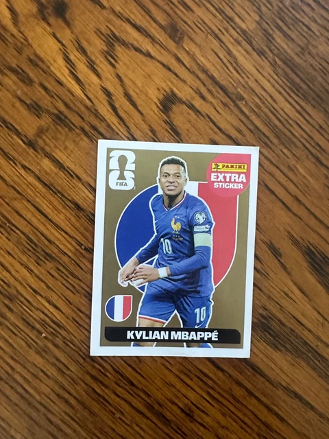 PANINI FIFA WORLD Cup 2026 Kylian Mbappe France GOLD Extra Sticker panini-fifa-world-cup-2026-kylian-mbappe-france-gold-extra-sticker