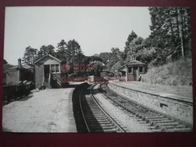 PHOTO HENLLAN Railway Station View Of Station Looking Towards Signal ...