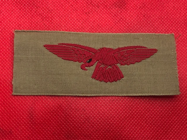 GENUINE WW2 BRITISH RAF Tropical Eagle Uniform Shoulder Badge - Unused ...