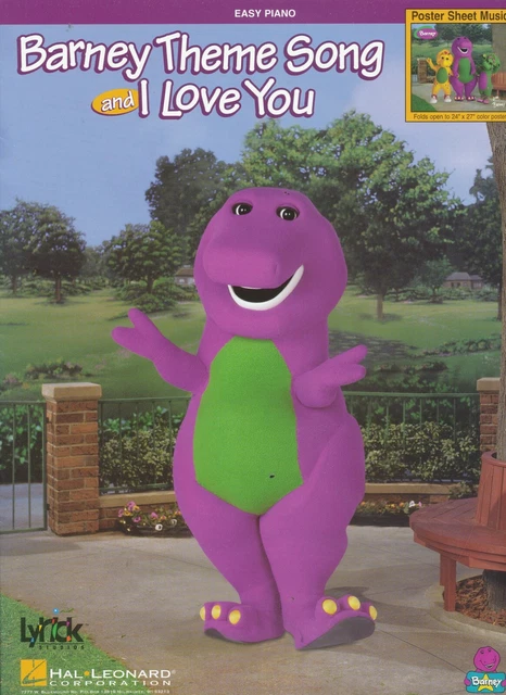 BARNEY THEME SONG & I Love You - 1992 US Poster Sheet Music £1.99 ...