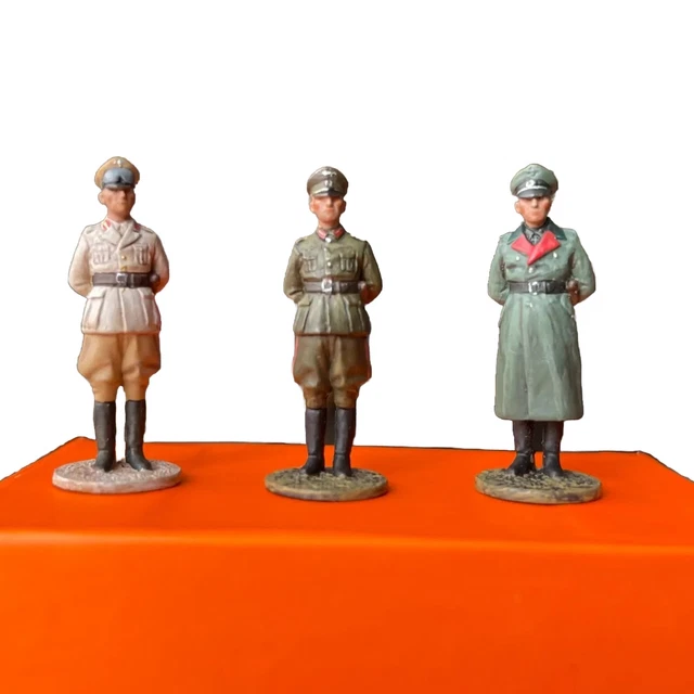 PAINTED GENERAL ROMMEL world war II 1/72 scale models miniature ...