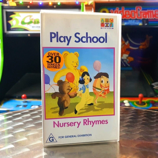 PLAY SCHOOL: NURSERY Rhymes - Vintage ABC For Kids Video VHS Tape $19. ...