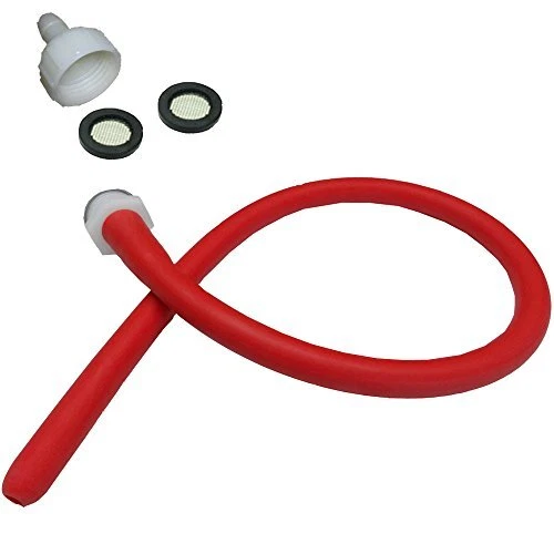 ENEMA KIT SHOWER Tubing Anal Cleaning Reusable Douche Red Hose Nozzle ...