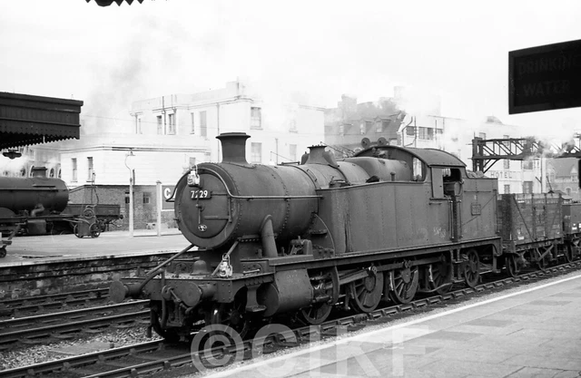 RAILWAY B/W Negative 35mm GWR 7229 Cardiff c1950's. £5.50 - PicClick UK
