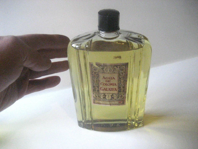 AGUA DE COLONIA Galatea Eau de Cologne espagnole 80° Old bottle and old ...
