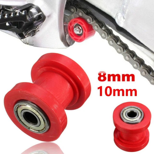 GUIDE PULLEY WHEEL Slider Drive Chain Roller Tensioner Adjuster For 8 ...