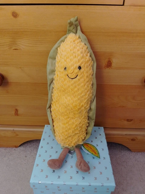 JELLYCAT AMUSEABLE SWEETCORN. Fluffy With Legs. Brand New With Tags. £ ...