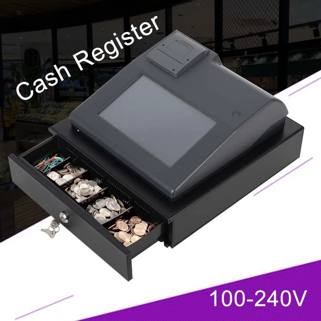 ELECTRONIC POS SYSTEM Multifunction Cash Register Touchscreen LED ...
